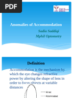 Amplitude of Accommodation | PDF | Eye | Vision
