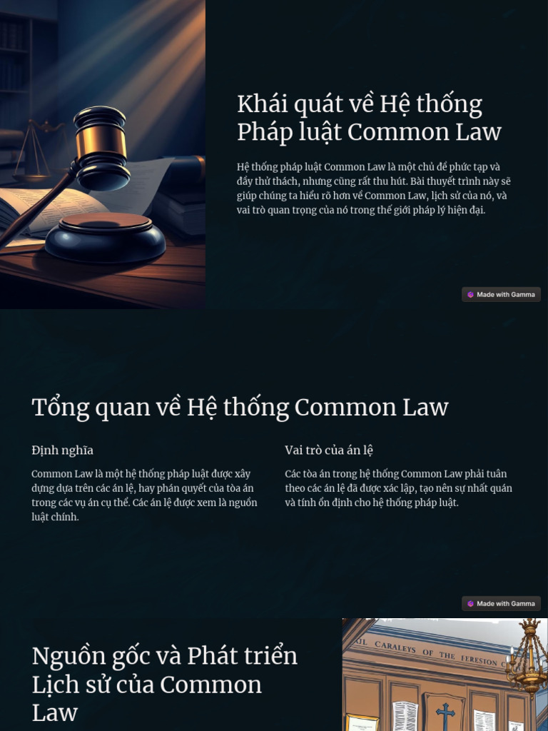 Khai Quat Ve He Thong Phap Luat Common Law | PDF