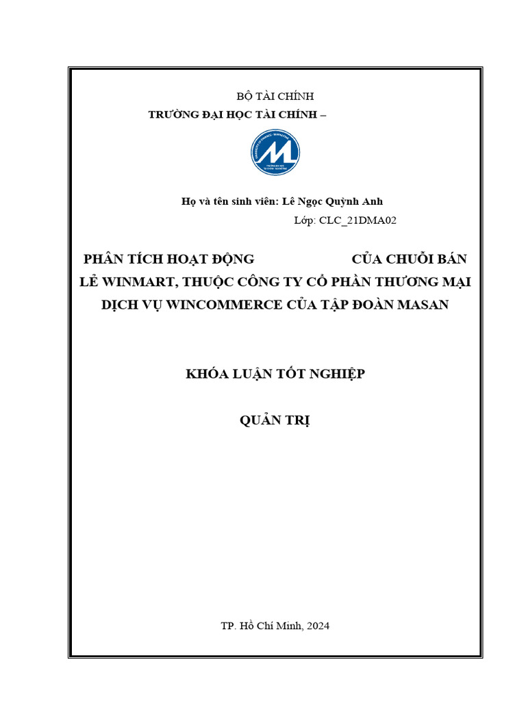 CLC21DMA02_Lê Ngọc Quỳnh Anh_KLTN_HK3_2024 | PDF