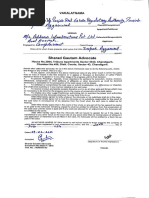 Vakalatnama Format and Guidelines | PDF | Advocate | Common Law