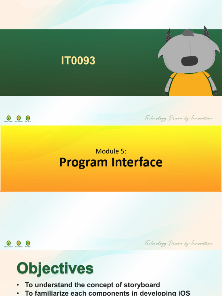 (M5-MAIN) Program Interface-1 | PDF | Mobile App | Ios