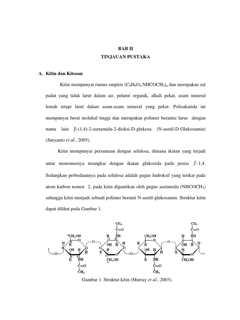 Kitin Dan Kitosan Lengkap | PDF | Teknologi & Rekayasa
