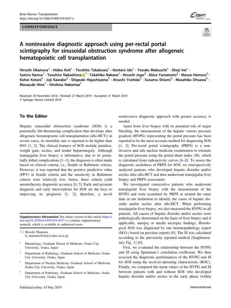 A Noninvasive Diagnostic Approach Using Per-Rectal Portal - Okamura ...