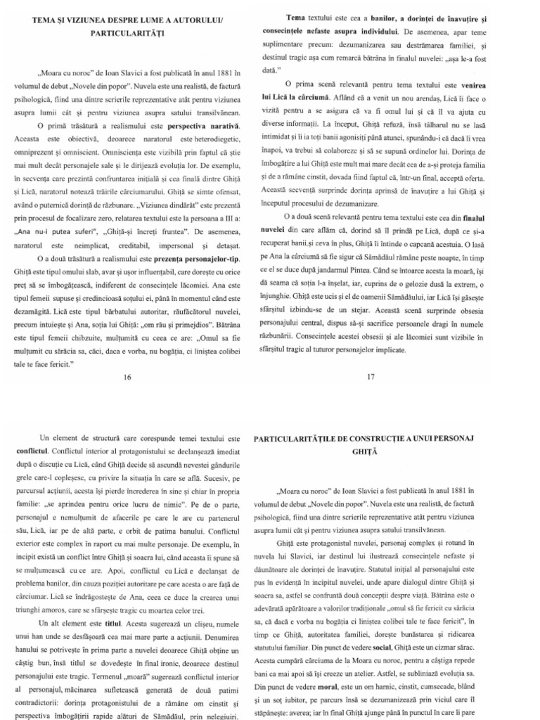Subiectul 3 OPERE | PDF