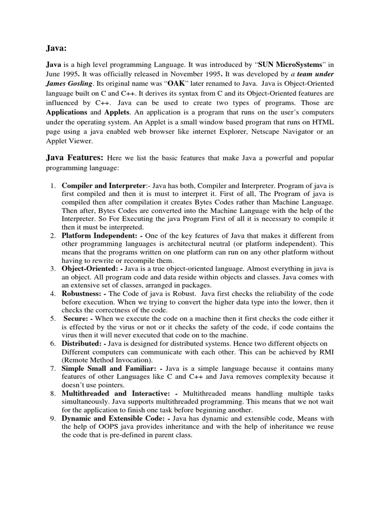 Object Oriented Techniques Unit 4 & 5 By Dr. Choudhary Ravi Singh | PDF | Java Virtual Machine ...