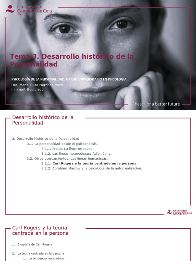 T3 - Teoria Centrada en La Persona - Rogers | PDF | Experiencia | Empatía