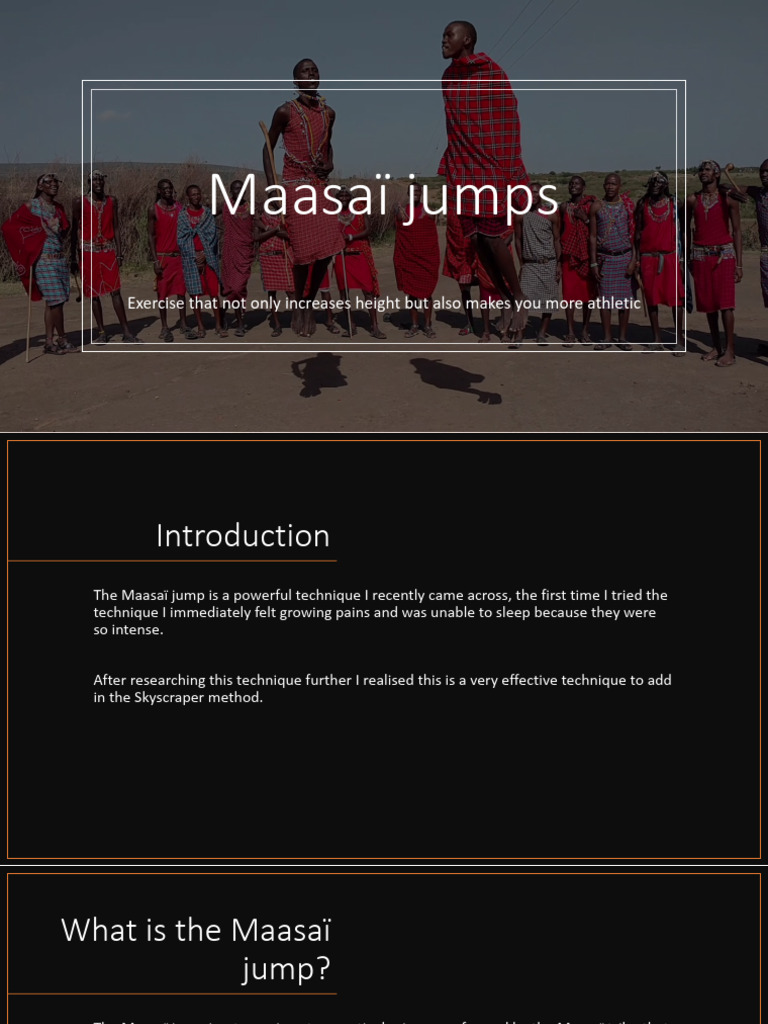 Maasai Jumps Skyscraper Method | PDF
