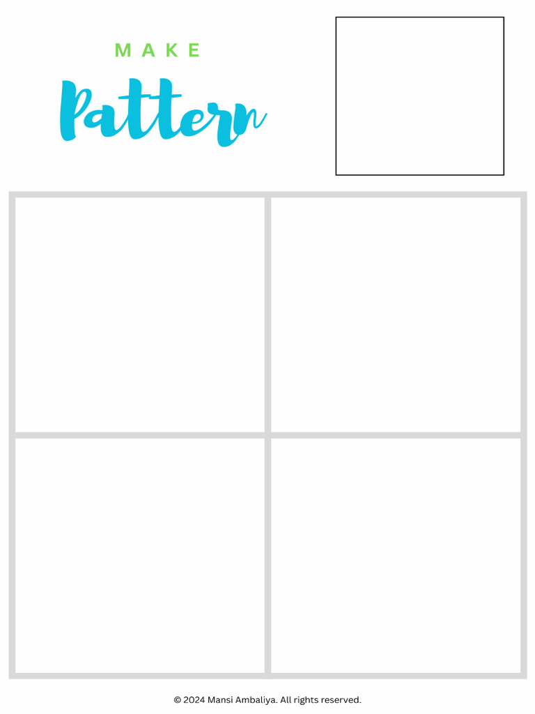 Creative Pattern-Making Ideas for Kids | PDF