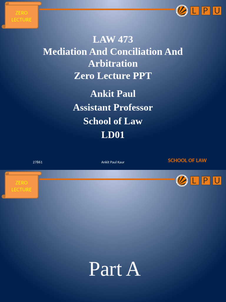 Mediation, Conciliation, and Arbitration Guide | PDF | Alternative Dispute Resolution | Mediation