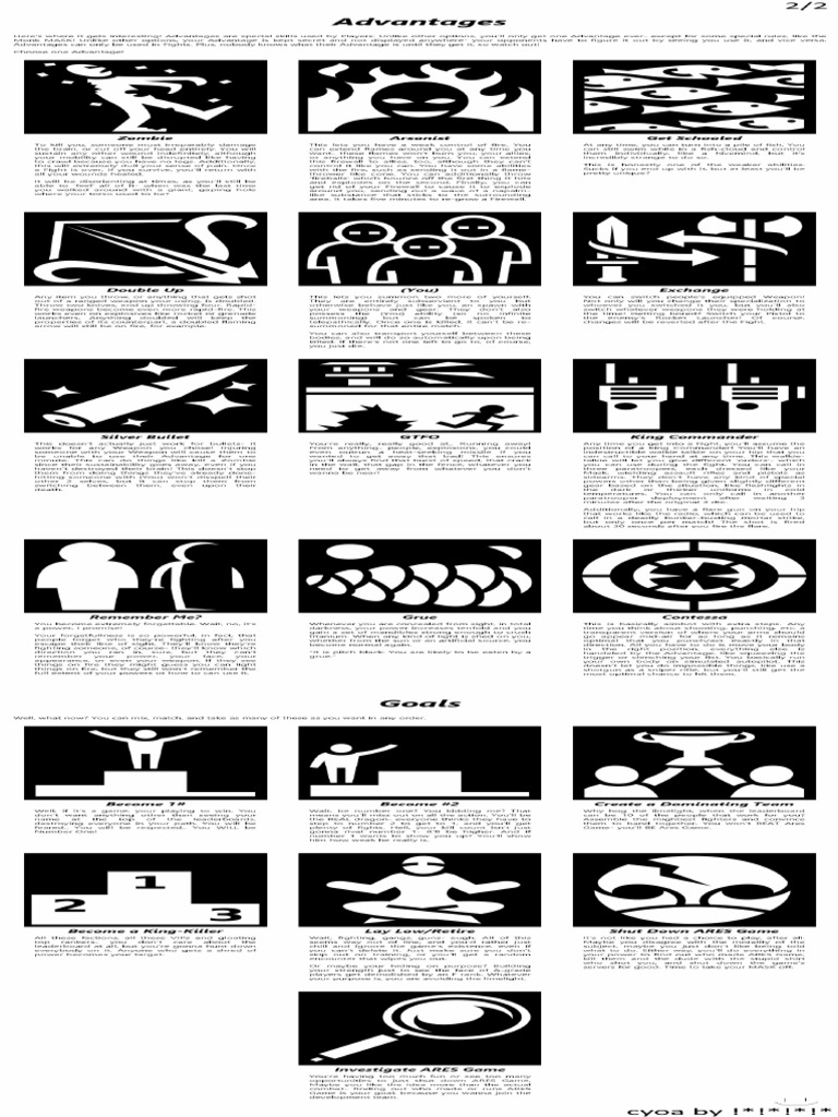 E - RPG - CYOA - CREATORS - # (Numbers & Symbols) - ! ! ! ! 'S CYOAs ...