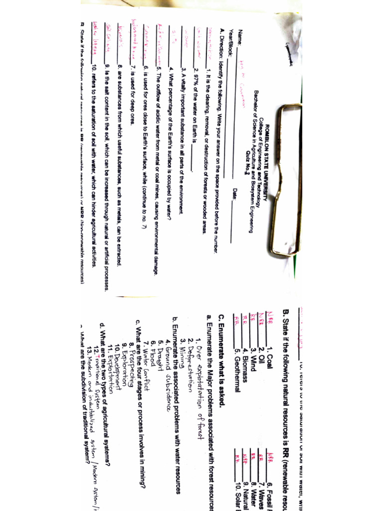 Envi Sci Rev 2 | PDF