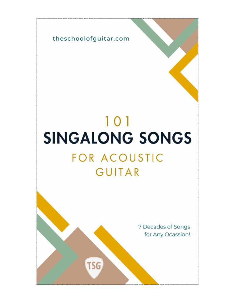 101 Sing Along Songs For Acoustic Sing Along Pack | PDF | Elvis Presley ...