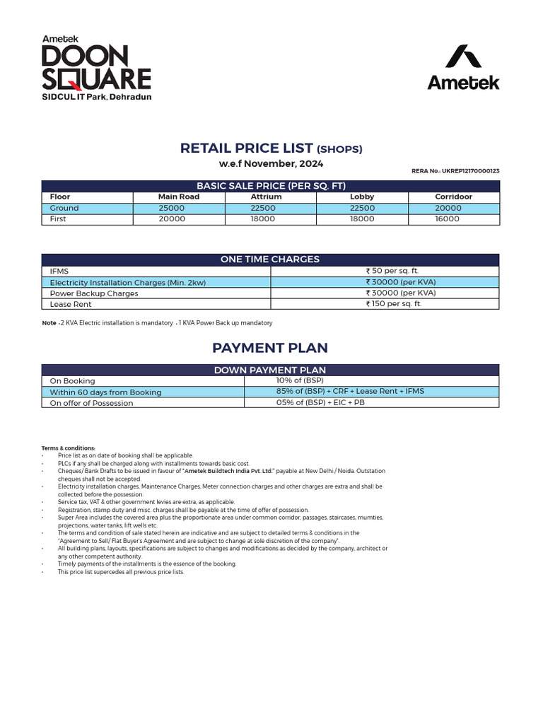 Retail Price List for Shops - Nov 2024 | PDF | Taxation | Government ...