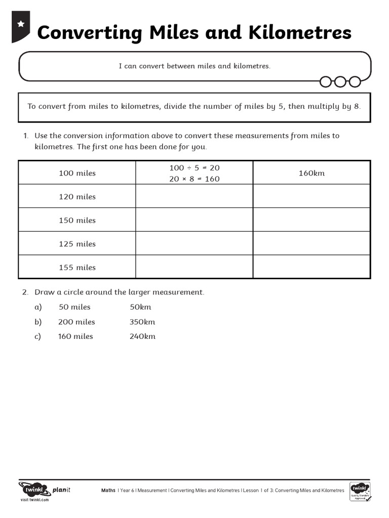 Converting Miles to Kilometers Guide | PDF | Speed | Arithmetic