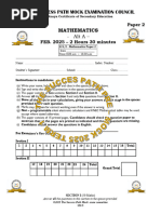 Kcse 2023 Math P1 MS | PDF