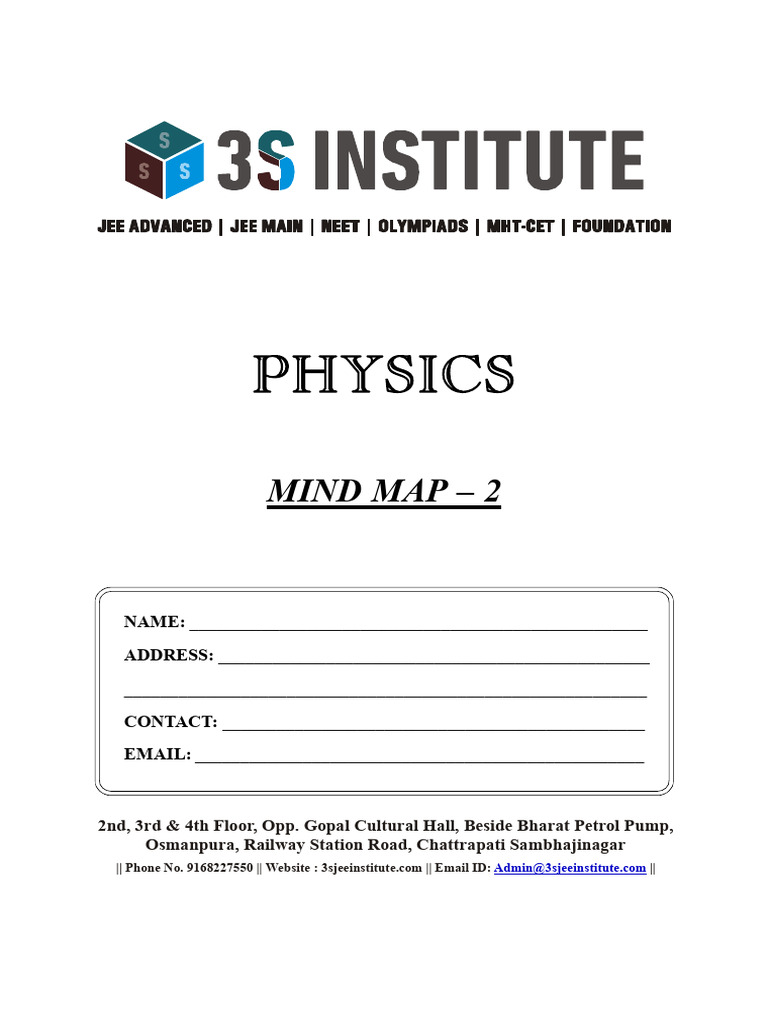Physics Mind Map 2 Overview | PDF
