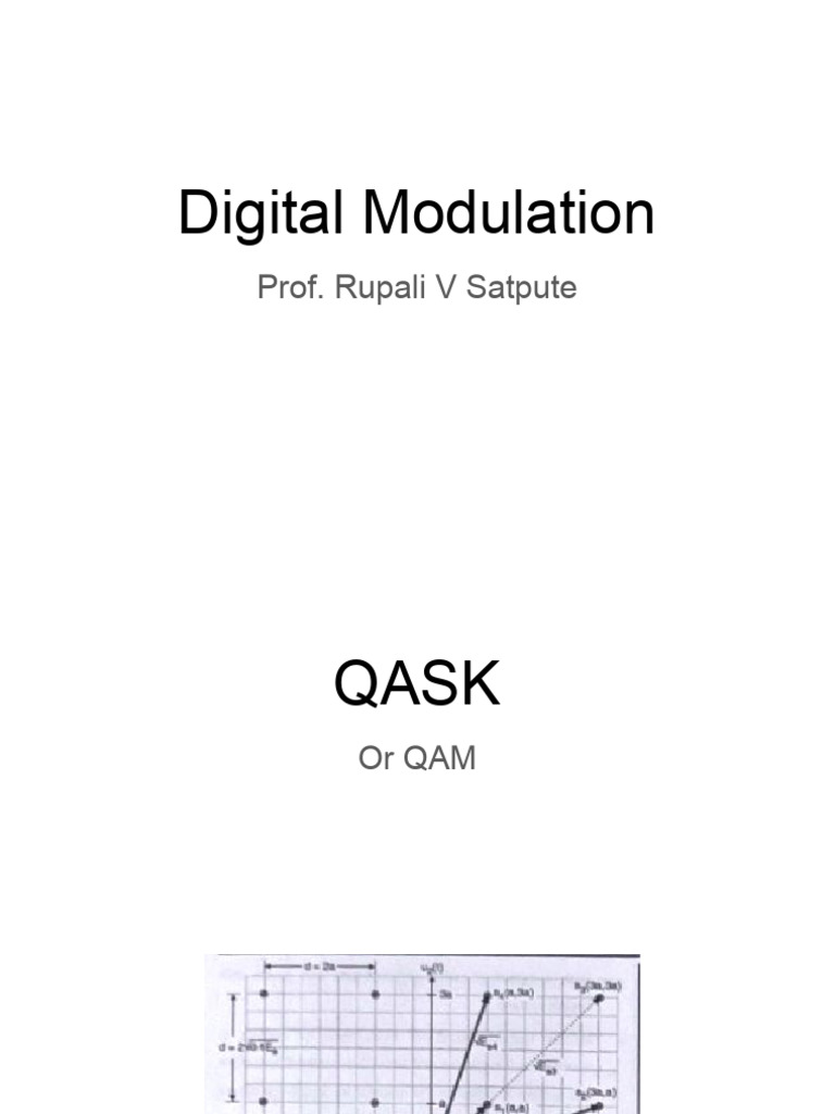 Overview of QASK in Digital Modulation | PDF