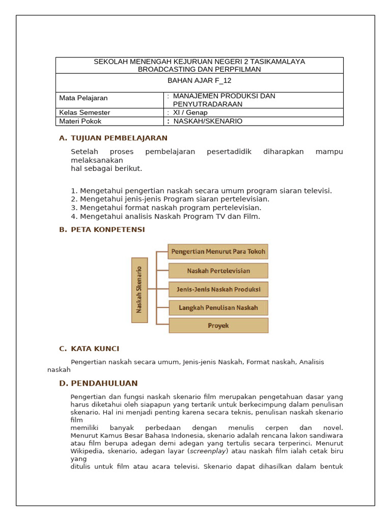 Naskah Skenario | PDF