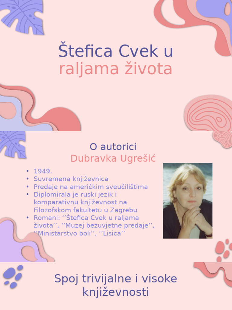 Štefica Cvek u raljama života | PDF