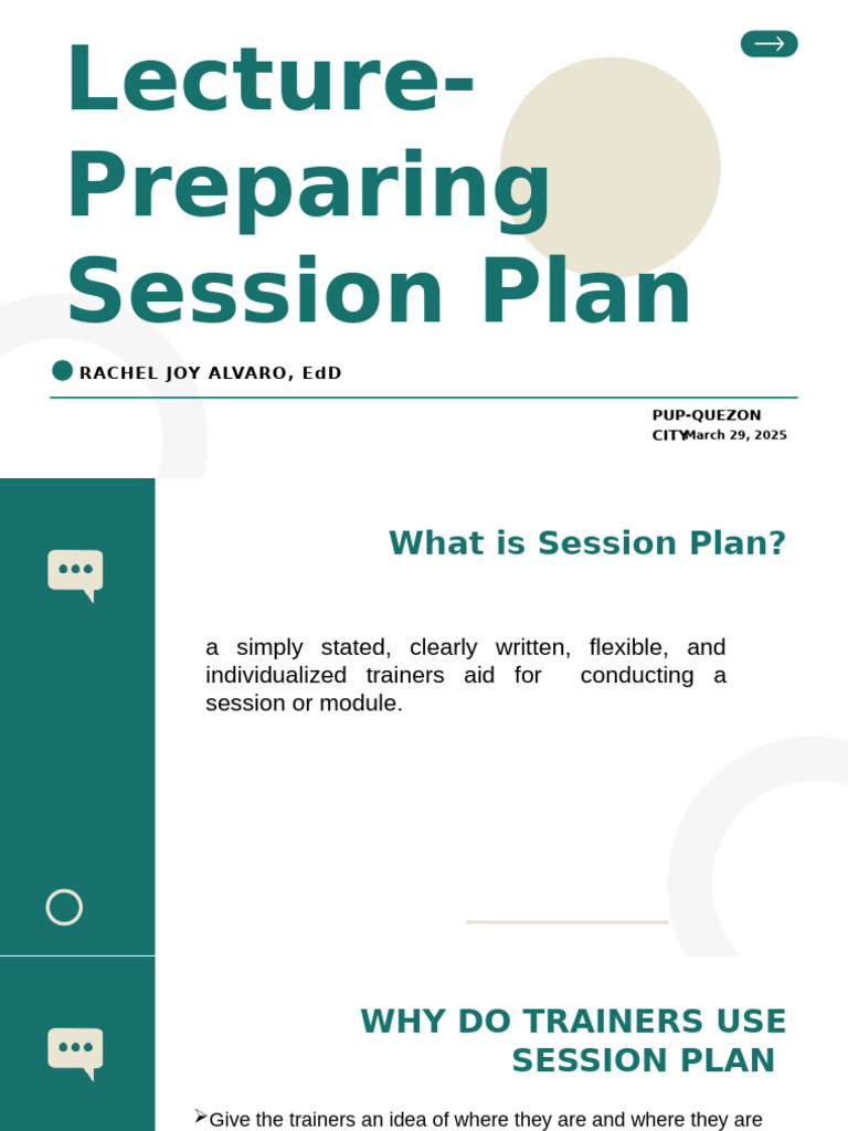 Preparing Session Plan 5 | PDF | Learning | Behavior Modification