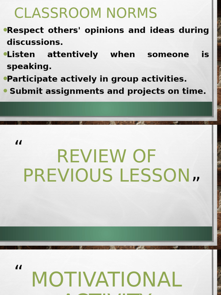 Classroom Norms and Social Work Roles | PDF | Social Work ...