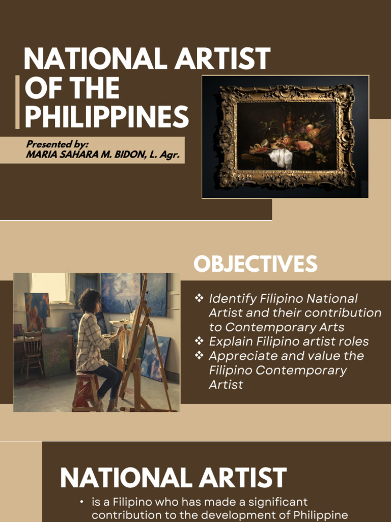 Lesson 5 National Artist of The Phiippines | PDF