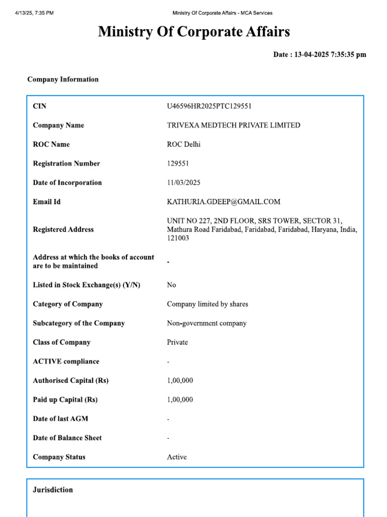 Trivexa Medtech | PDF