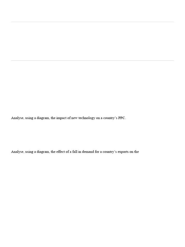 O Level Economics Diagram Questions | PDF | Supply (Economics) | Labour ...