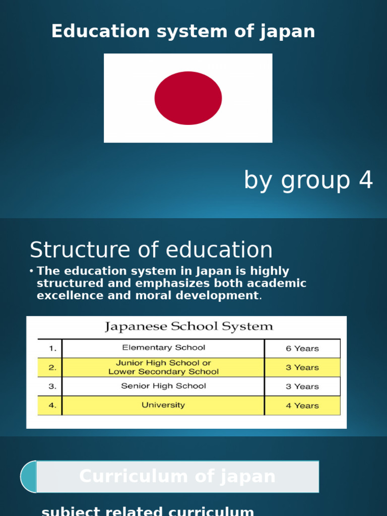 Overview of Japan's Education System | PDF | Curriculum | Learning