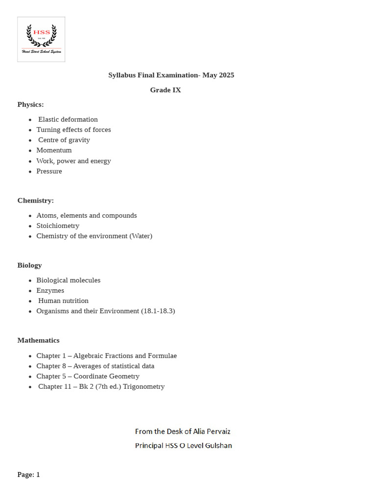 Grade IX NLE Syllabus Overview | PDF | Muhammad Ali Jinnah | Partition ...
