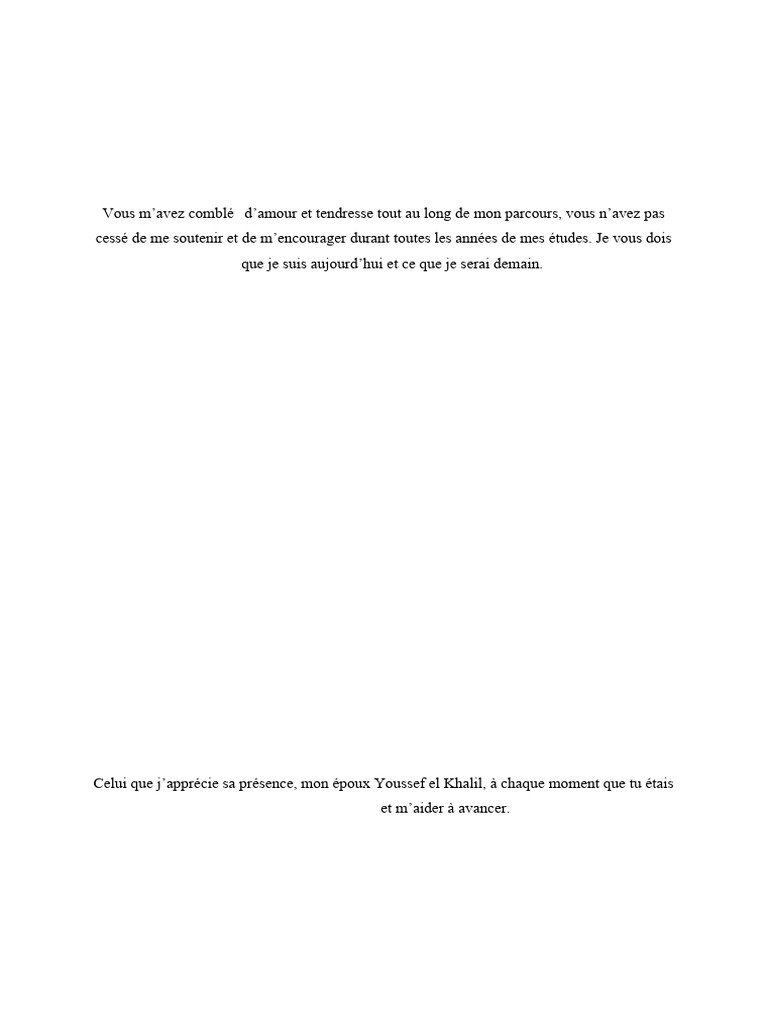 Dédicaces et Remerciements Académiques | PDF | Scrum (développement ...