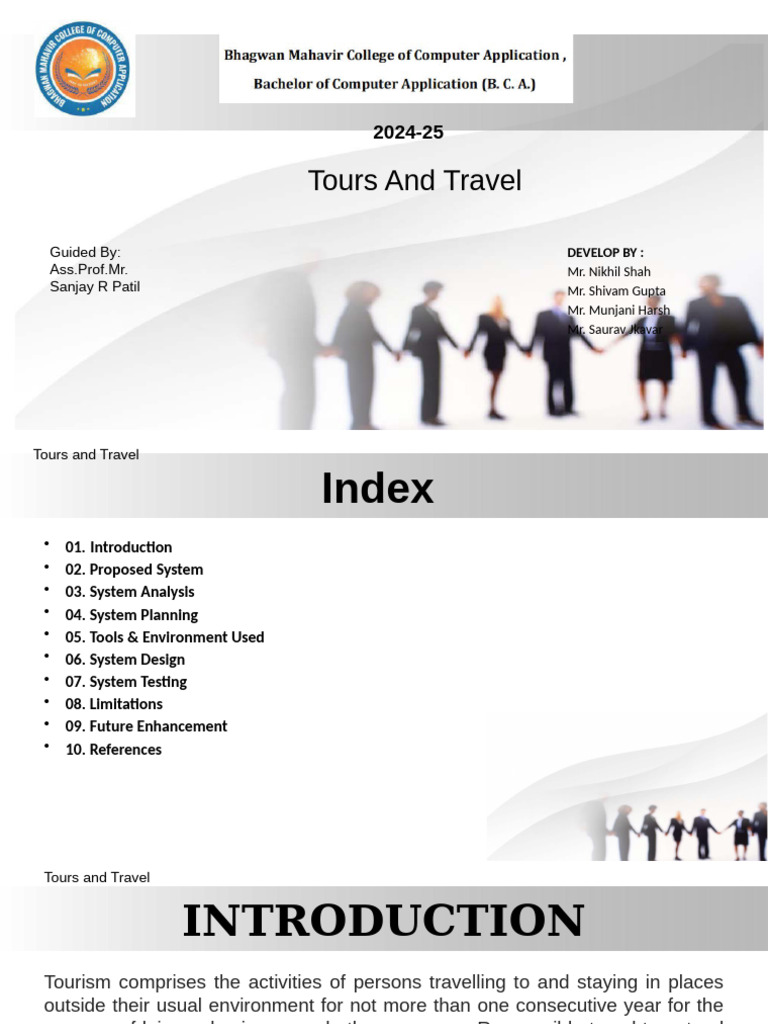 Tours and Travel Project Overview | PDF | Unified Modeling Language ...