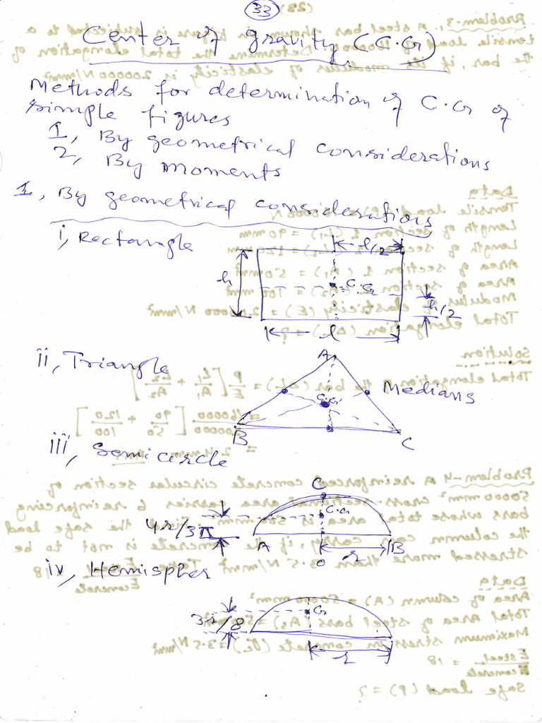 Center of Gravity | PDF