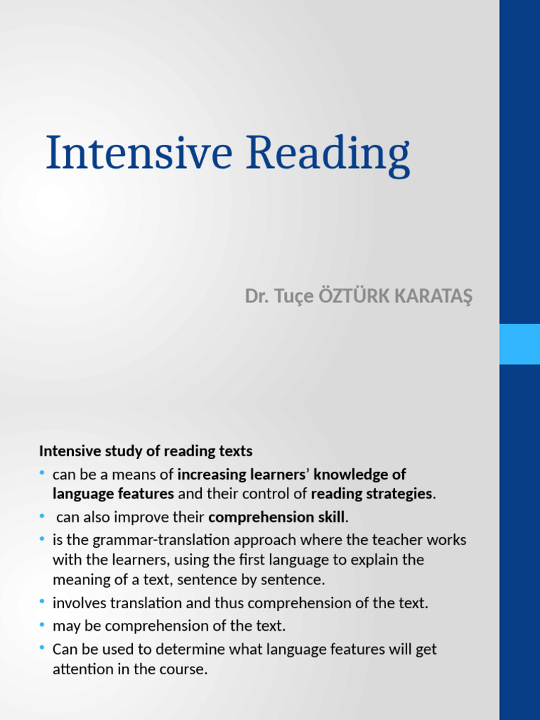 Intensive Reading Nation | PDF | Reading Comprehension | Vocabulary
