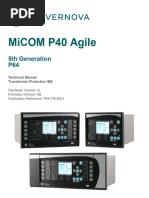 Micom Agile P642, P643, P645: Grid Solutions | PDF | Transformer | Relay