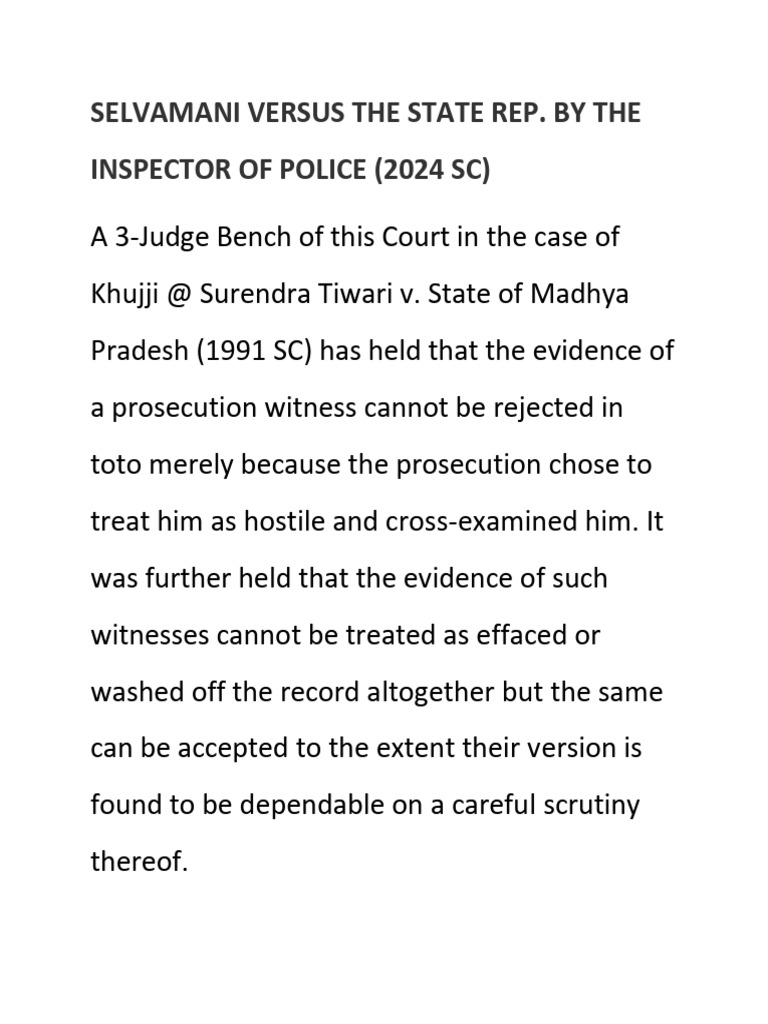 BSA 2024 Judgments Part 3 | PDF | Witness | Prosecutor