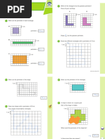 Area and Perimeter Worksheet Grade 4 | PDF | Area | Length