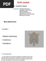 Examen Radiologique du Gril Costal | PDF | Thorax | Système squelettique