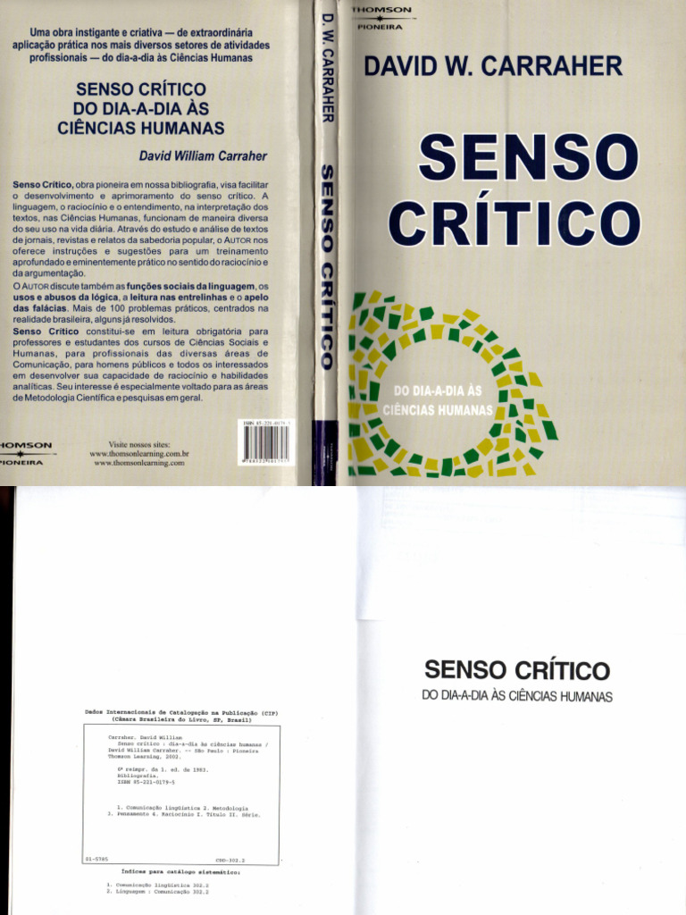 CARRAHER, D W - Senso Crítico | PDF