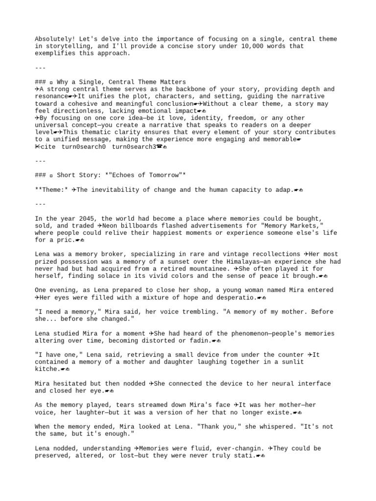 Absolutely! Let's Delve Into The Im | PDF | Narrative | Cognition