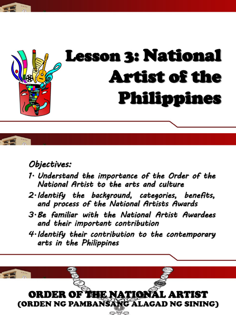 Purpose of the National Artist Order | PDF | Philippines