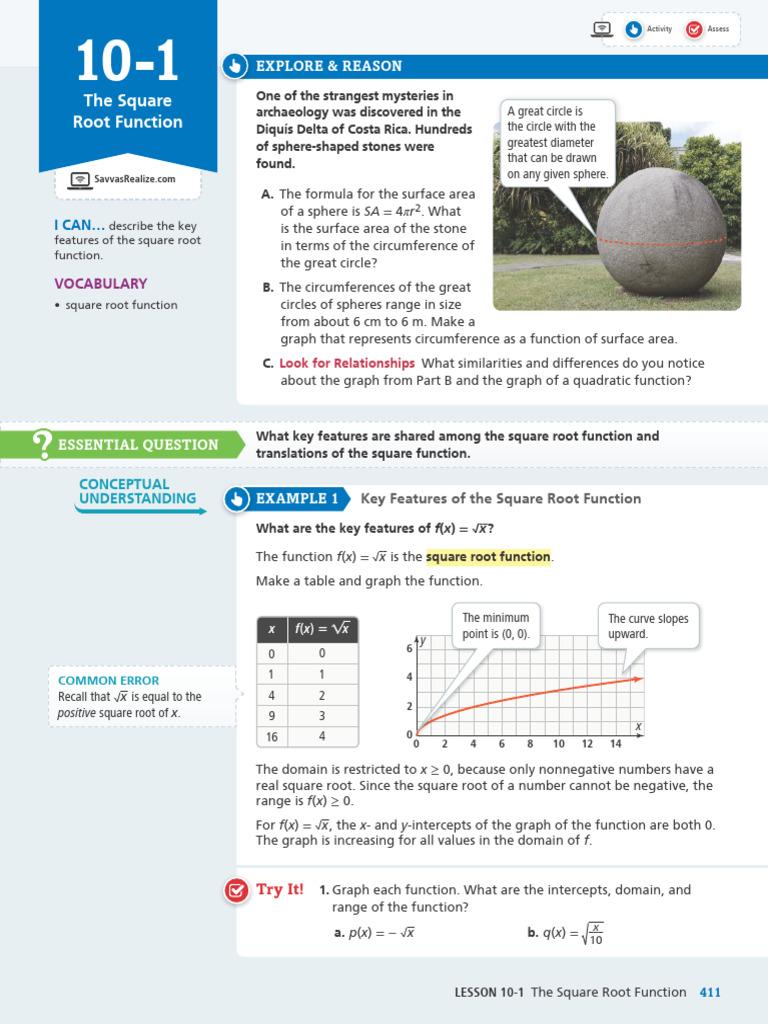 G9, Math, L(10-14), Textbook | PDF | Function (Mathematics) | Square Root