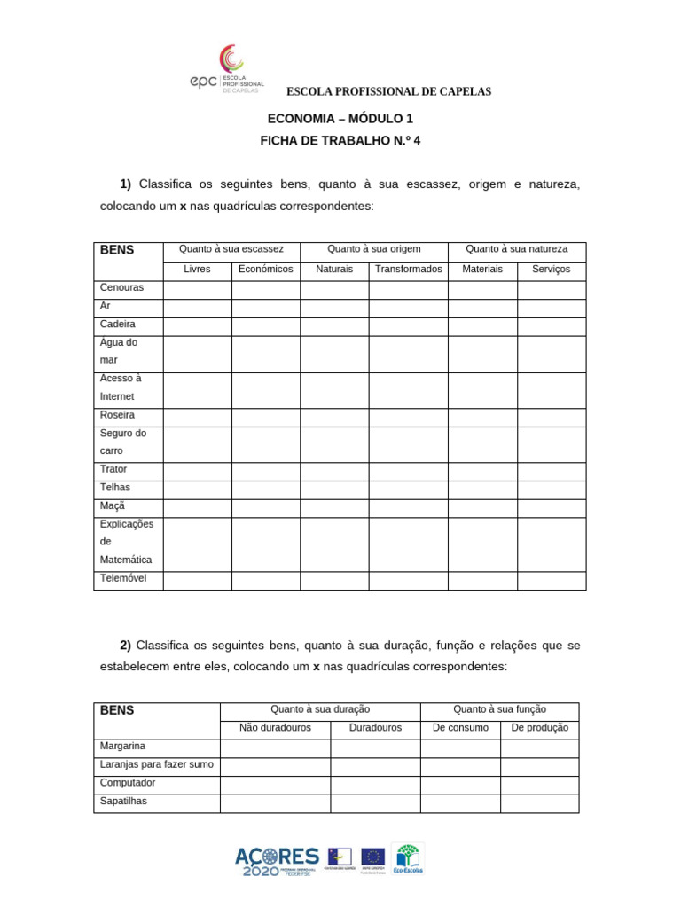 ficha_trabalho4 | PDF