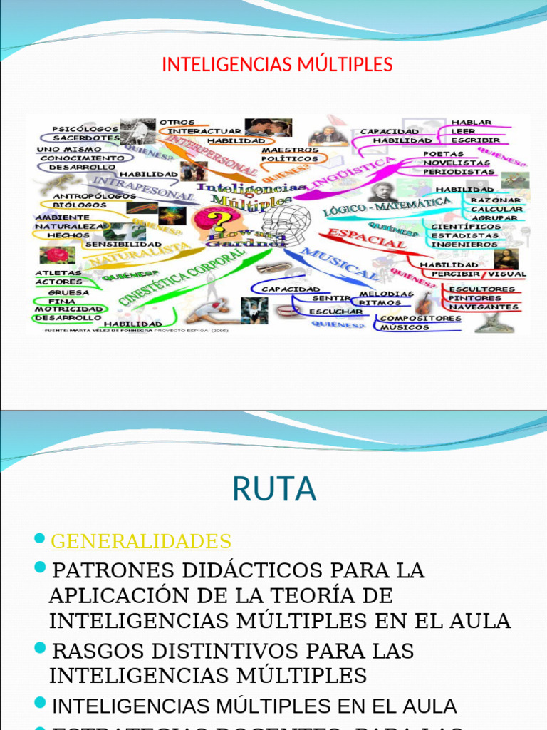 Inteligencias - Multiples - 4 | PDF | Cognición | Sicología