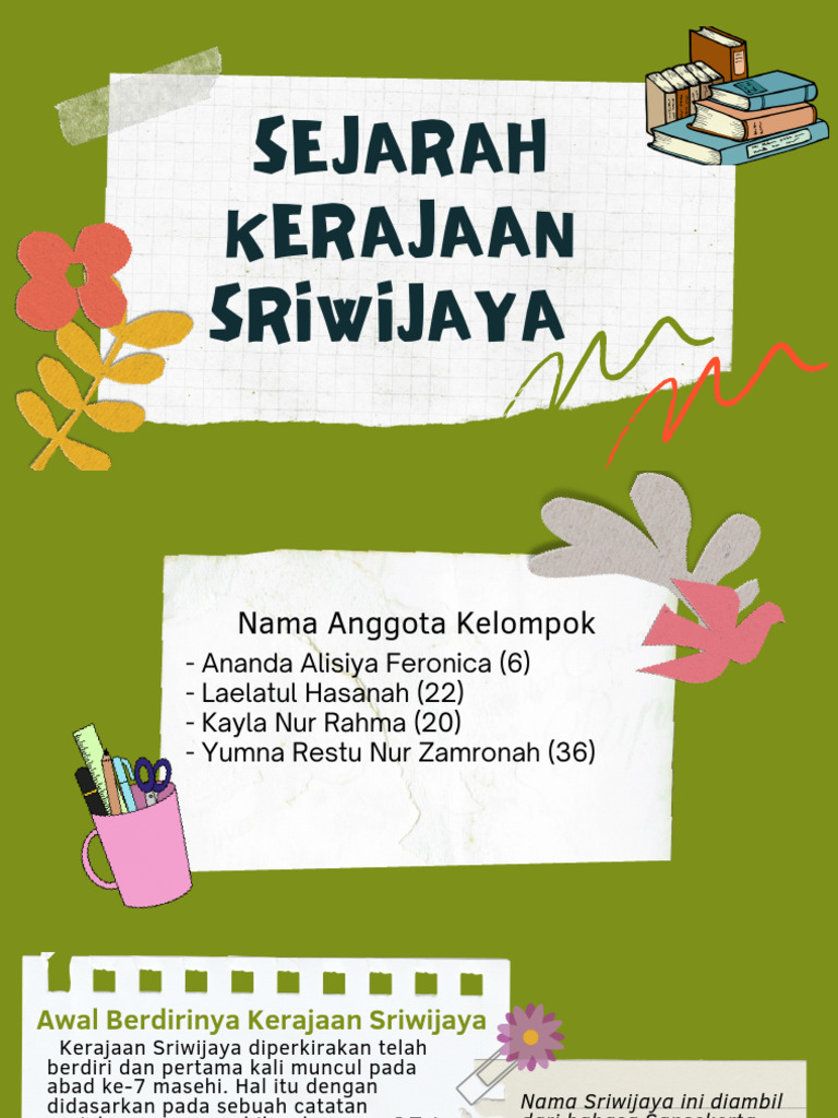Sejarah dan Kejayaan Kerajaan Sriwijaya | PDF