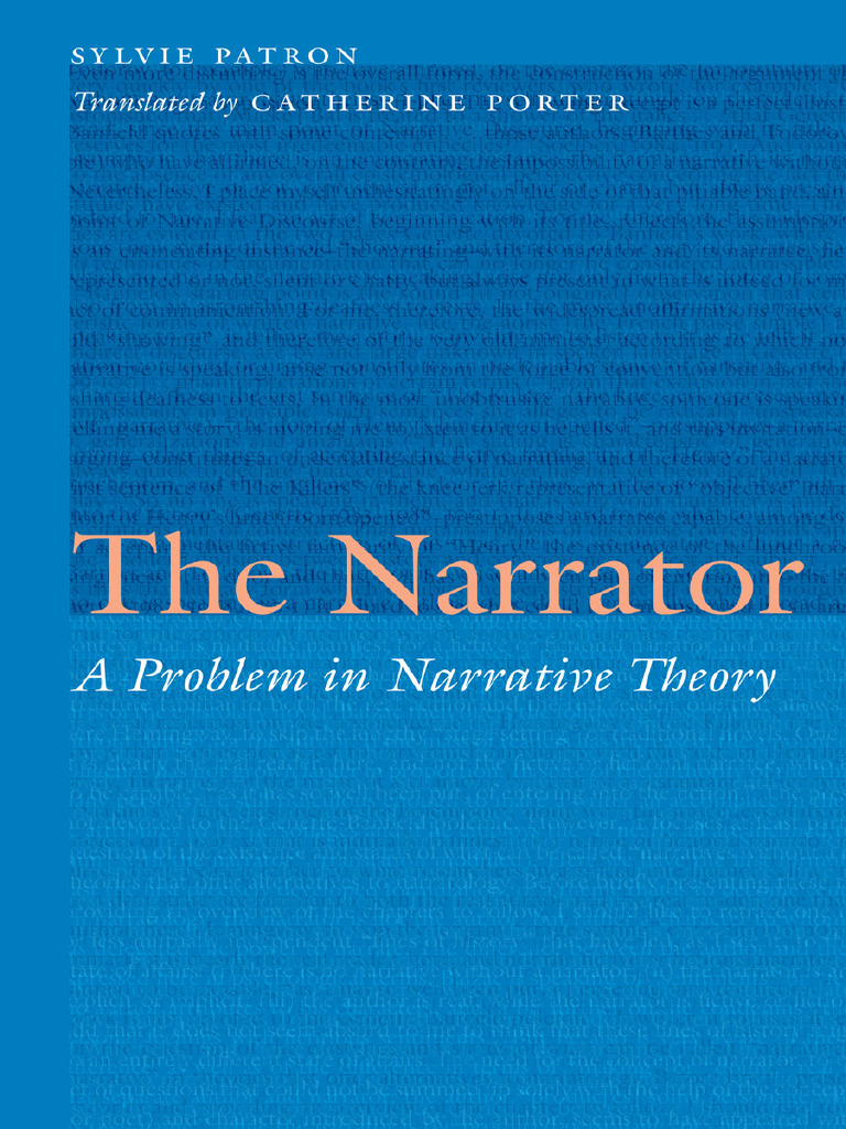 the-narrator-a-problem-in-narrative-theory-1496231406-9781496231406 ...