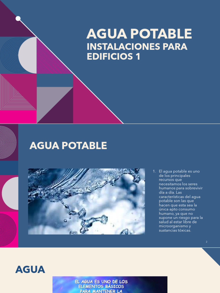 AGUA POTABLE (1) | PDF | Agua potable | Agua