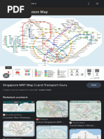 Singapore MRT and LRT System Map | PDF | Land Transport | Rail Transport