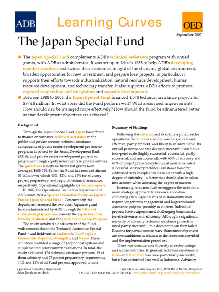 Japan Special Fund | PDF