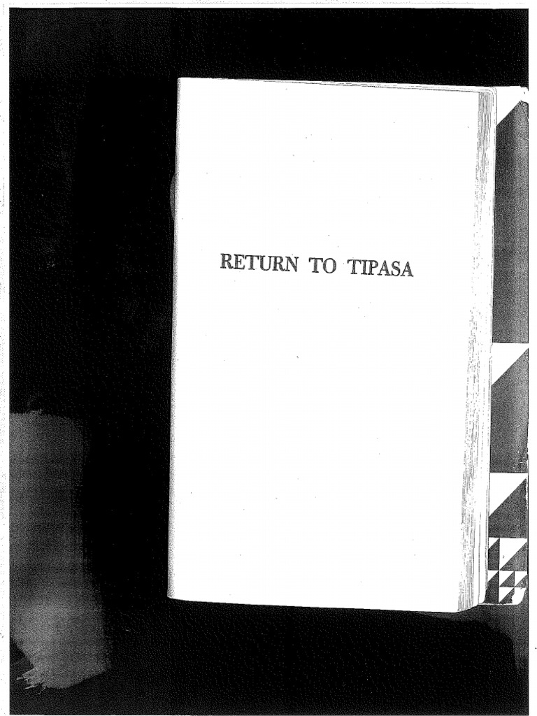 Return To Tipasa | PDF